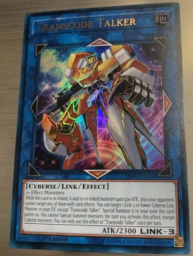 Transcode Talker - YS18-EN041 - Ultra Rare NM/M Yugioh English | eBay
