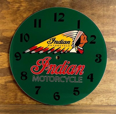 14-3/8" Indian Motorcycles Round Replacement Clock Face for Pam Style ...