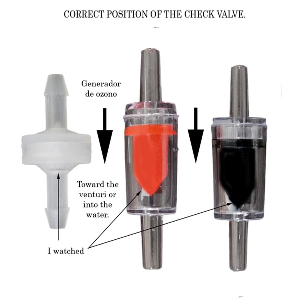 Aquarium Ozone Generator with 4 Suction Cups 1'' Water Purifier, 1000 ...