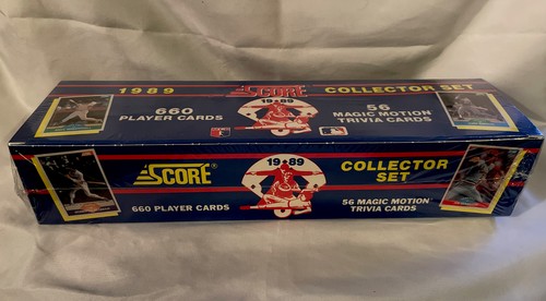 1989 Score Baseball Complete Set 660 w/ 56 magic motion cards in Sealed ...