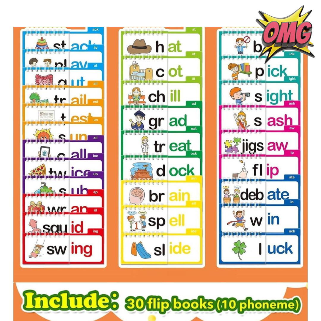 Word Family Flip Books