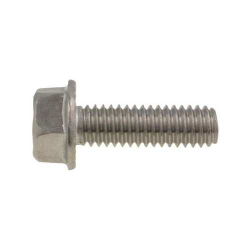 5/16" x 18 TPI x 1" (FT) UNC Coarse Hex Flange Serrated Bolt A2-70 ...