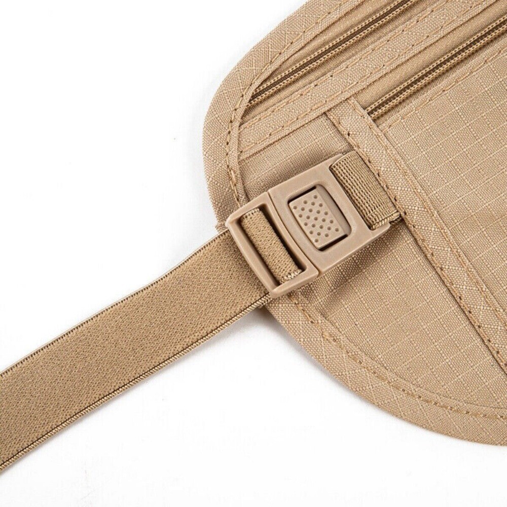 Money Belt Travel Hidden Secret Discreet Bum Bag Waist Wallet Pouch ...