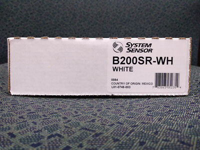 Sounder Base, 6", White, System Sensor #B200SR-WH | eBay