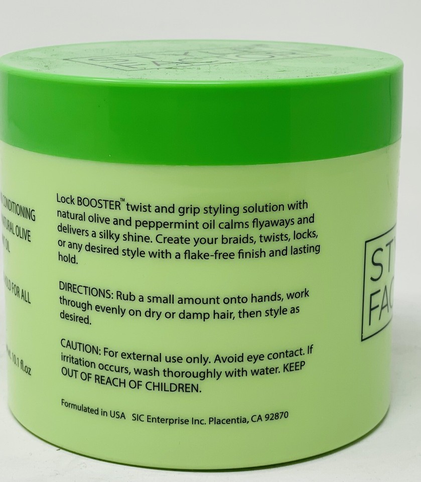 STYLE FACTOR LOCK BOOSTER TWIST AND GRIP HIGH SHINE CONDITIONING POMADE ...