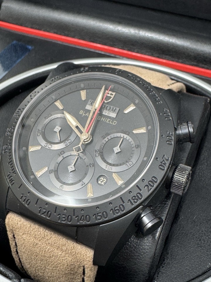 Tudor Fastrider Black Shield Full Set Unworn Condition Hangtag | eBay