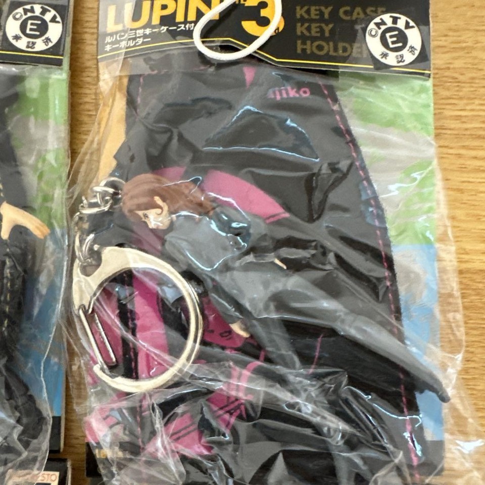 Lupin the Third Key Holder with Key Case Vintage Unopened Rare Anime ...