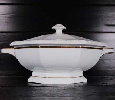 Modell v Ph. Rosenthal Maria Selb Porzellan Weiss Gold - Terrine ...