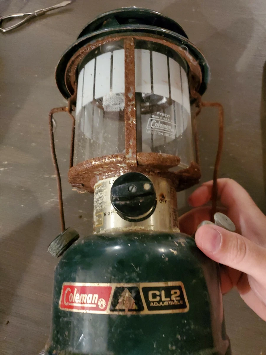 Vintage 1985 Coleman Green CL2 Adjustable Model 288 Double Mantle Lantern 05/91 海外 即決-