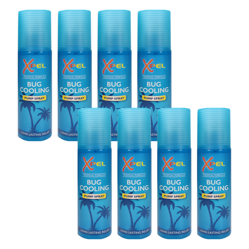 120ml Xpel Bug Insect Cooling Pump Spray Long Lasting Relief Tropical ...