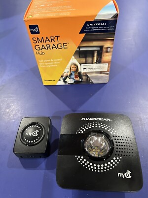 Chamberlain MyQ Smart Garage Opener - Garage Hub - Black 689828665792| eBay