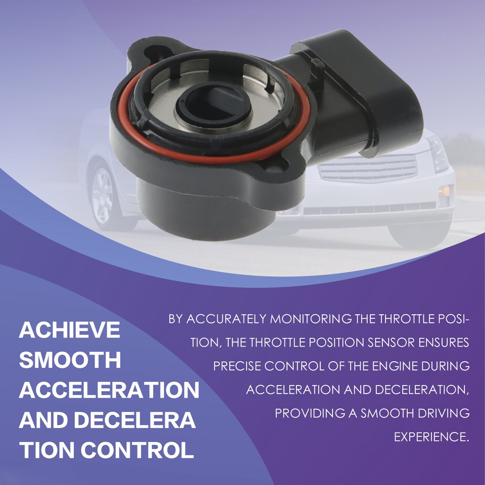 1 Piece Throttle Position Sensor TPS Black for 2004-2005 Cadillac CTS ...