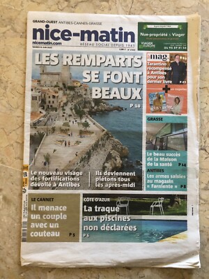 Magazine NICE-MATIN 10 juin 2023 Les remparts d'Antibes | eBay