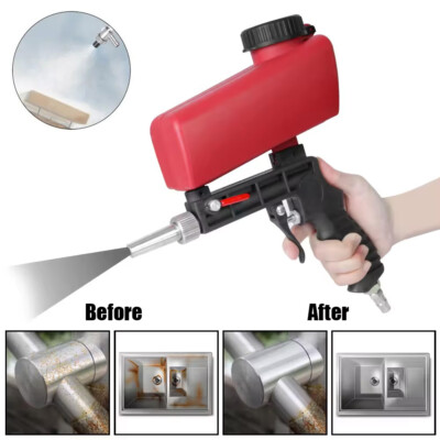 Portable Handheld Air Compressor Speed Sand Gun Blaster Sand Blasting 1 ...