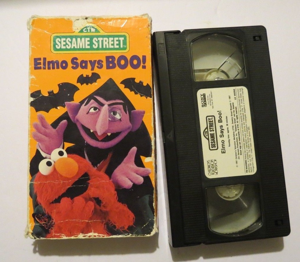 CTW~SESAME STREET~ ELMO SAYS BOO! ~ VHS, 1998 ~ | eBay