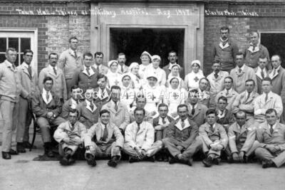 Ydf-55 The Town Hall Military Hospital, Thirsk, Yorkshire 1917. Photo ...