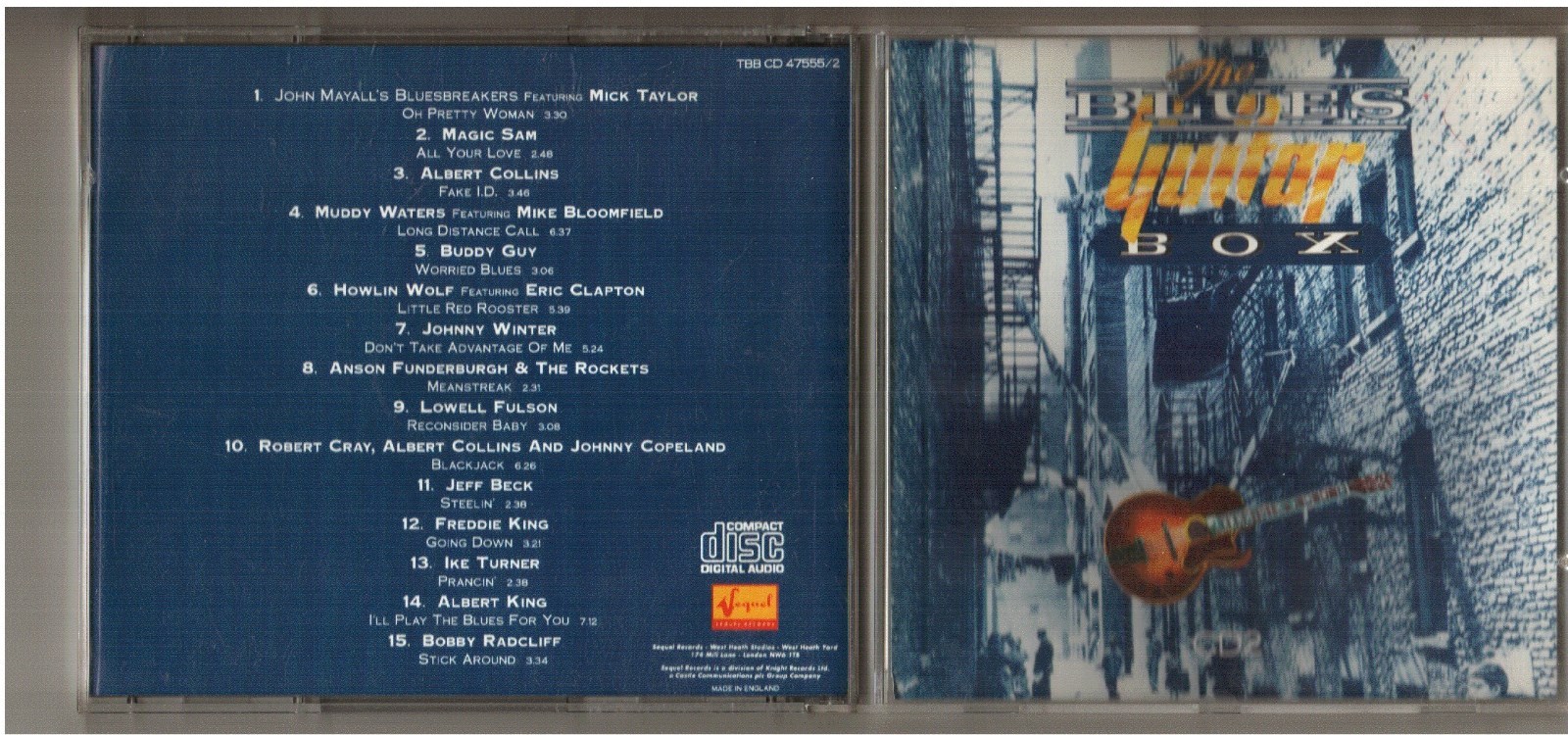 Mega Rare Various Artists The Blues Guitar Box UK Sequel Record Disc 2 ...