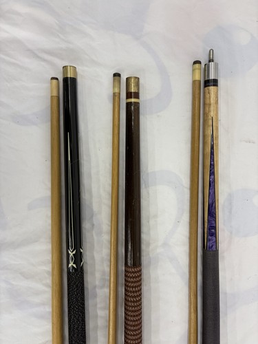 Vintage Minnesota Fats & Viking USA Two-Piece Billiard pool cues sticks ...