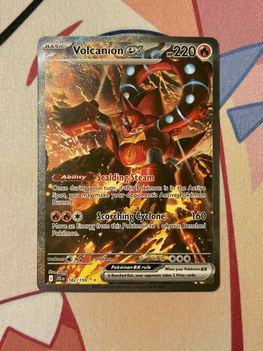 Pokémon TCG Journey Together Volcanion EX Card 182/159 | eBay UK
