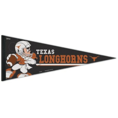 TEXAS LONGHORNS MICKEY MOUSE DISNEY PREMIUM PENNANT 12"X30" BANNER | eBay