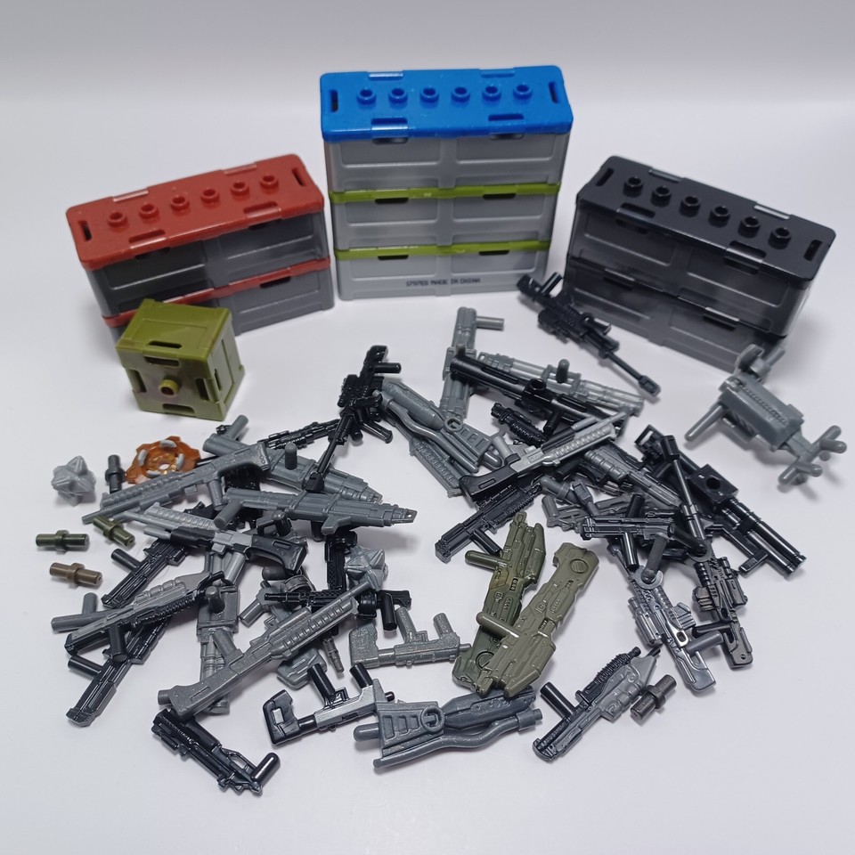 Mega Construx Halo - USNC Weapons, Crates, & Figures Lot - Multiple ...