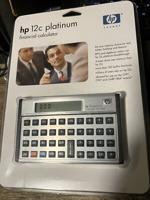 HP Hewlett Packard 12c Platinum Financial Calculator Sealed | eBay