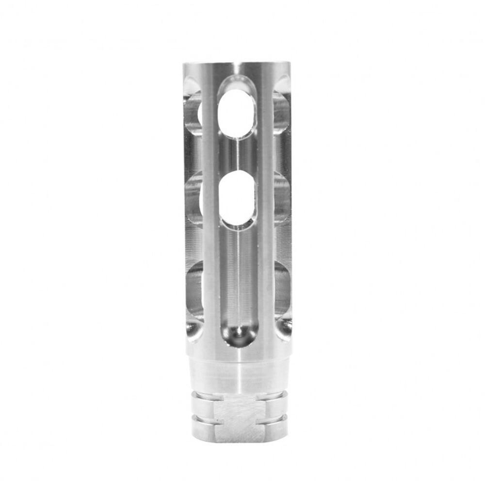 1/2x28 TPI Stainless Steel Linear Compensator 5.56 .223 .22lr Muzzle ...