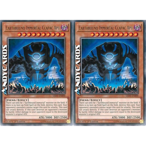 2x EARTHBOUND IMMORTAL CCAPAC APU (Immortale Terrestre) • Rara LED5 ...