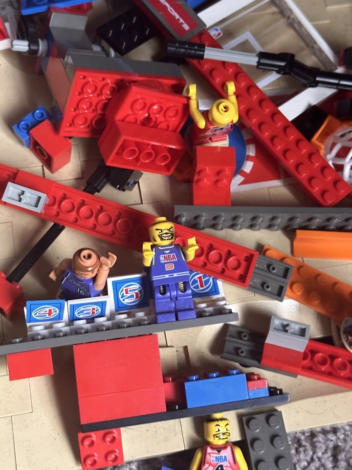 Lego NBA 3431 4432 3566 3567 Set Lot Rare NBA Challenge Street Ball ...