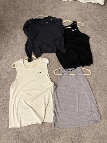 Nike Dri-Fit/Running Tank top / Long sleeve bundle - Large/X-Large | eBay