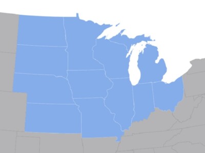 TOPO GPS Map for Garmin US MidWest States IL IN IO KN MI MN MO NE ND OH ...