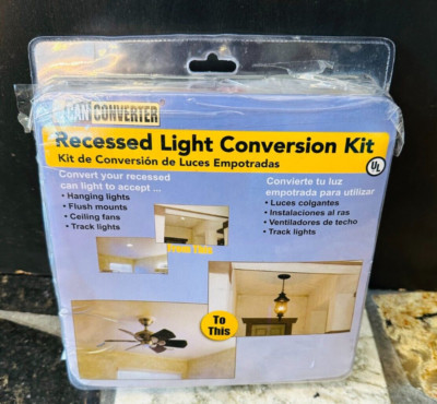 The Can Converter Recessed Light Conversion Kit Adapts To 5” And 6 ...