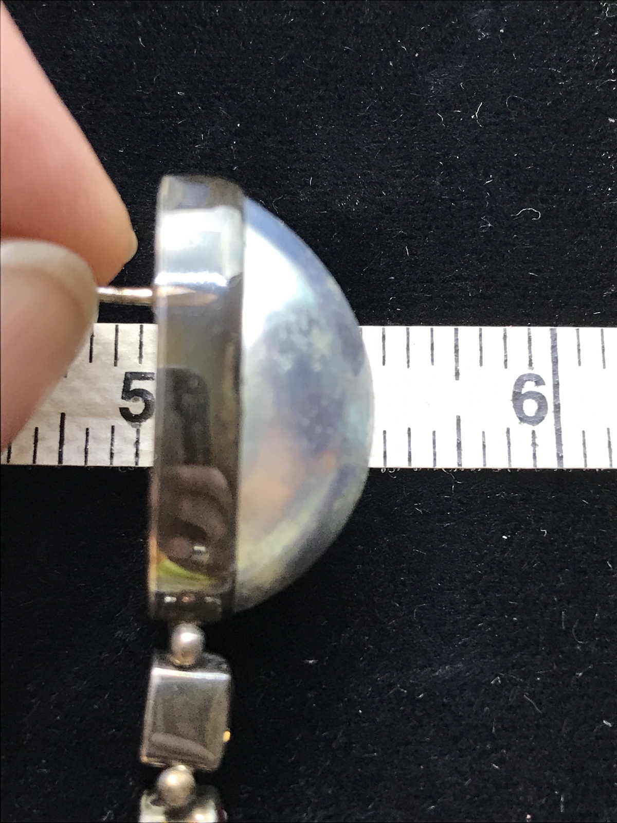 Vintage Steven Ruse Ambershawn 925 SS Osmena Pearl & Multi Gem Earrings ...