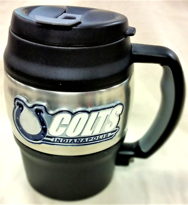 Indianapolis Colts Insulated Barrel Travel Mug with Handle and Bottle ...