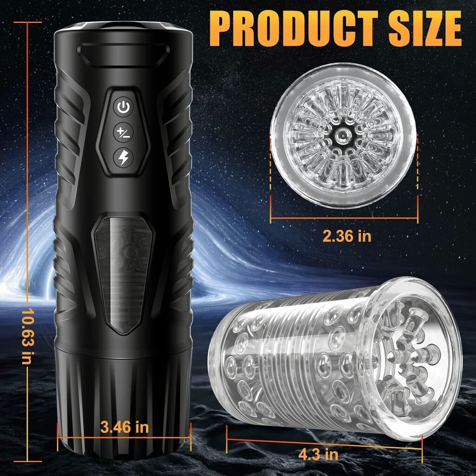 Automatic Male Masturbaters Thrusting Cup Rotating Stroker Men Sex Toy ...