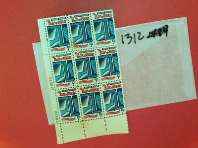 U. S. plate block - 1312 - Bill of Rights - comb. shipping! | eBay