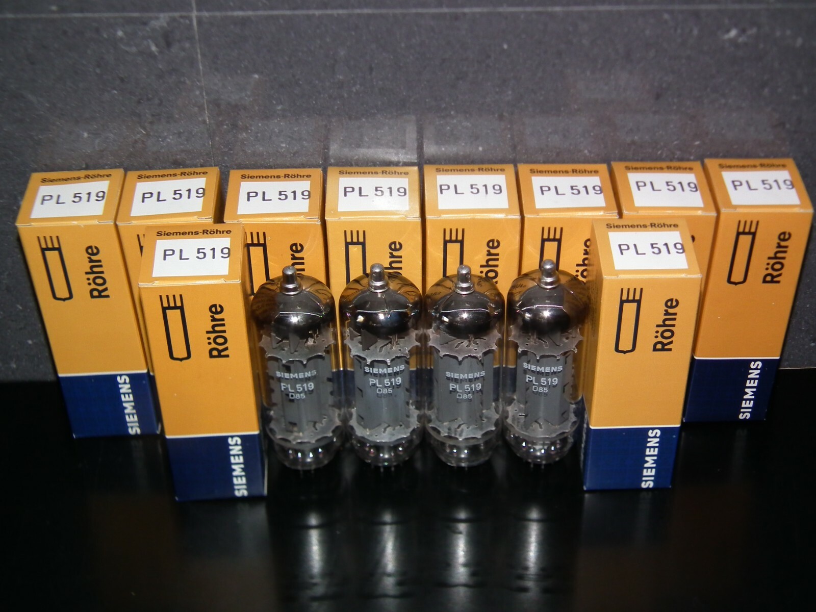 PL519 Siemens West Germany 40KG6 PLATINUM Matched PAIR EAR859 EAR861 ...