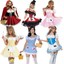Ladies Halloween Fancy Dress Alice Dorothy Muffet Goldilock Riding Hood ...