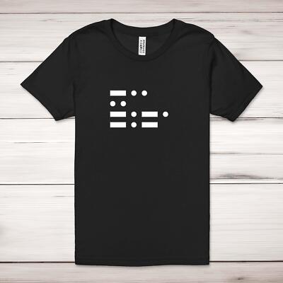 Morse Code D*ck Adult T-Shirt | eBay UK