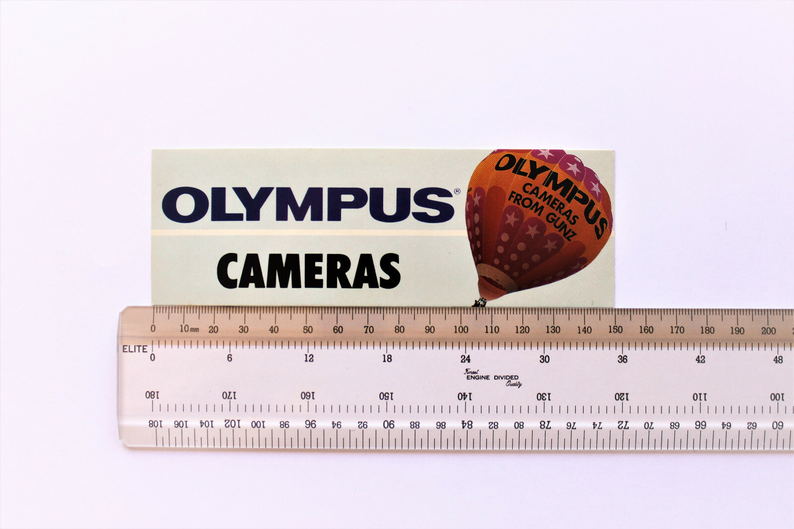 Vintage Olympus cameras photo vinyl sticker car ute van decal ...