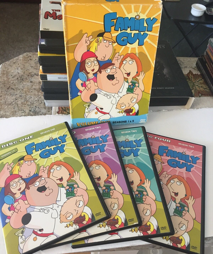 Family Guy DVD Box Set Volume 1 Seasons 1 & 2 Ships Free Same Day With ...