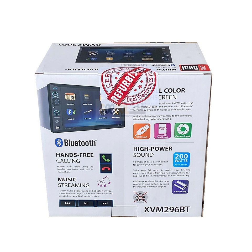 REFURBISHED DUAL XVM296BT Car Stereo Radio Dash Kit for 1995-2000 GM C ...