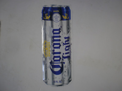 METAL CORONA LIGHT CAN SHAPED SIGN 20 X 7 1/2 IN | eBay
