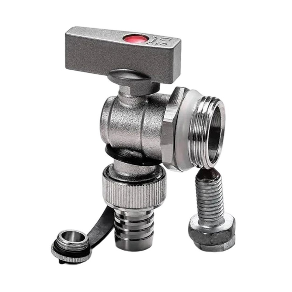 copper drain valve for radiator 1 inch 6 point for floor heating system ...