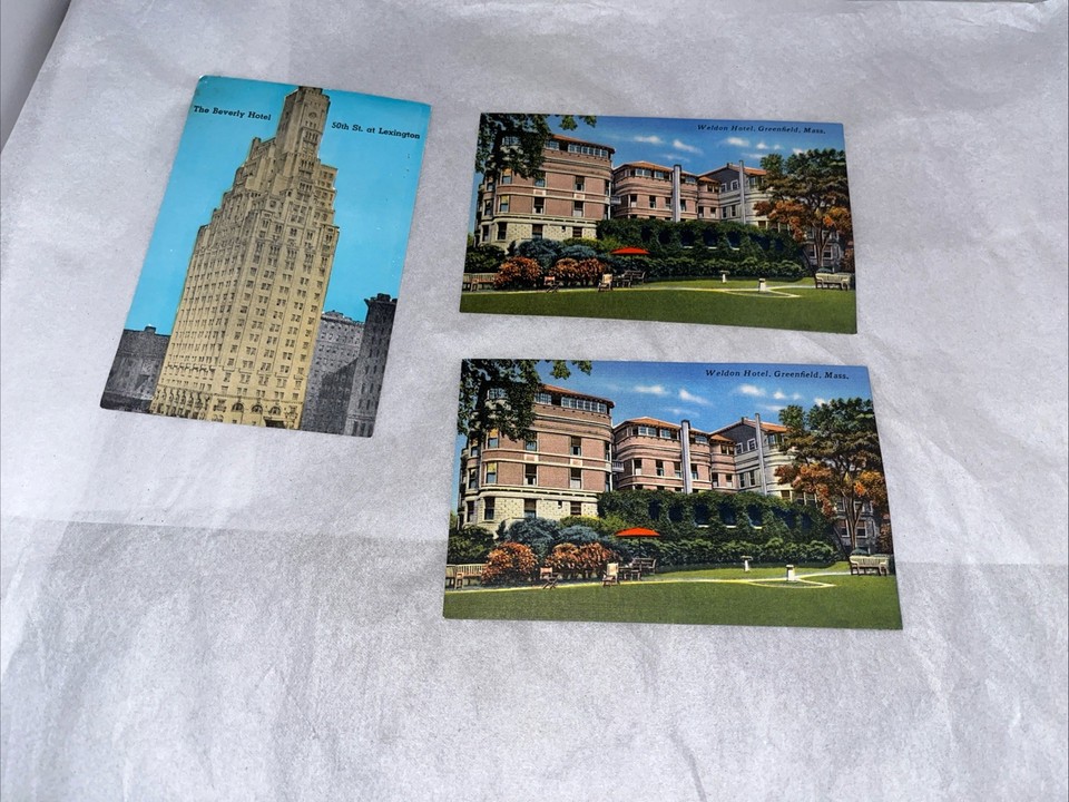 20 Vintage Postcards Lot Scenery People Water Mountains Buildings Color ...