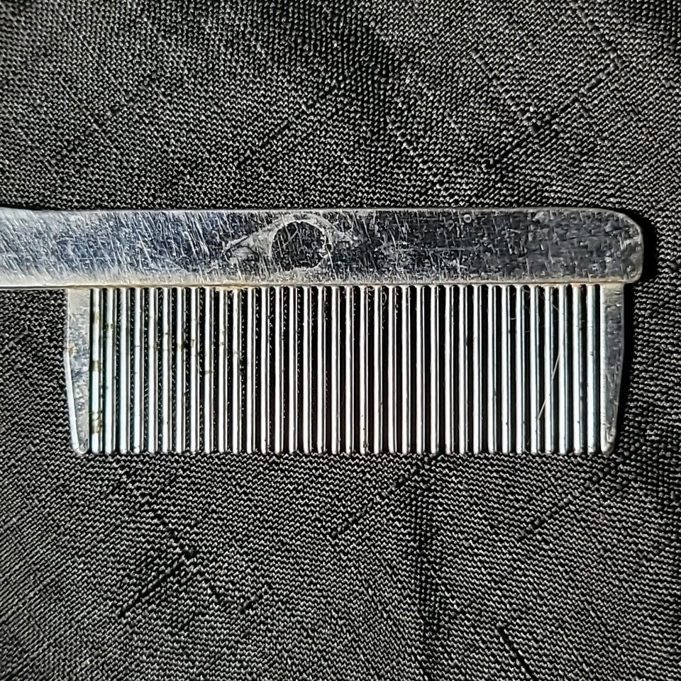 Vintage Twinco Metal Dog Comb Made in USA Stainless Steel Metal ...