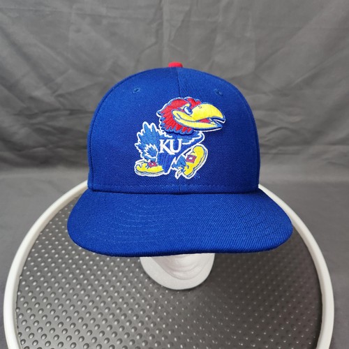 Kansas Jayhawks Hat Cap Snap Back Mens Blue NCAA Basketball 9FIFTY Wool ...