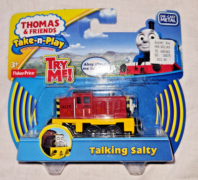 Thomas & Friends Take n Play Talking Salty (Rare 2010) NEW in Package ...