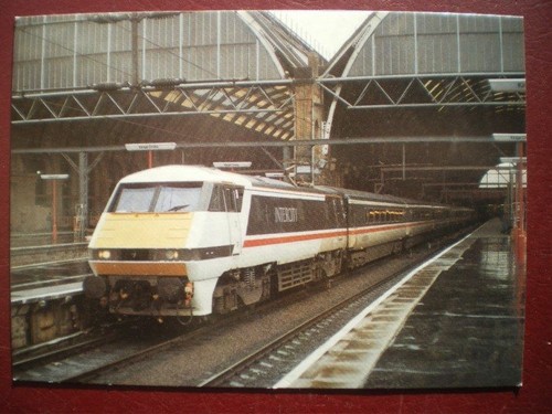 POSTCARD RP RAIL CLASS 91 LOCO 91001 AT KINGS CROSS | eBay