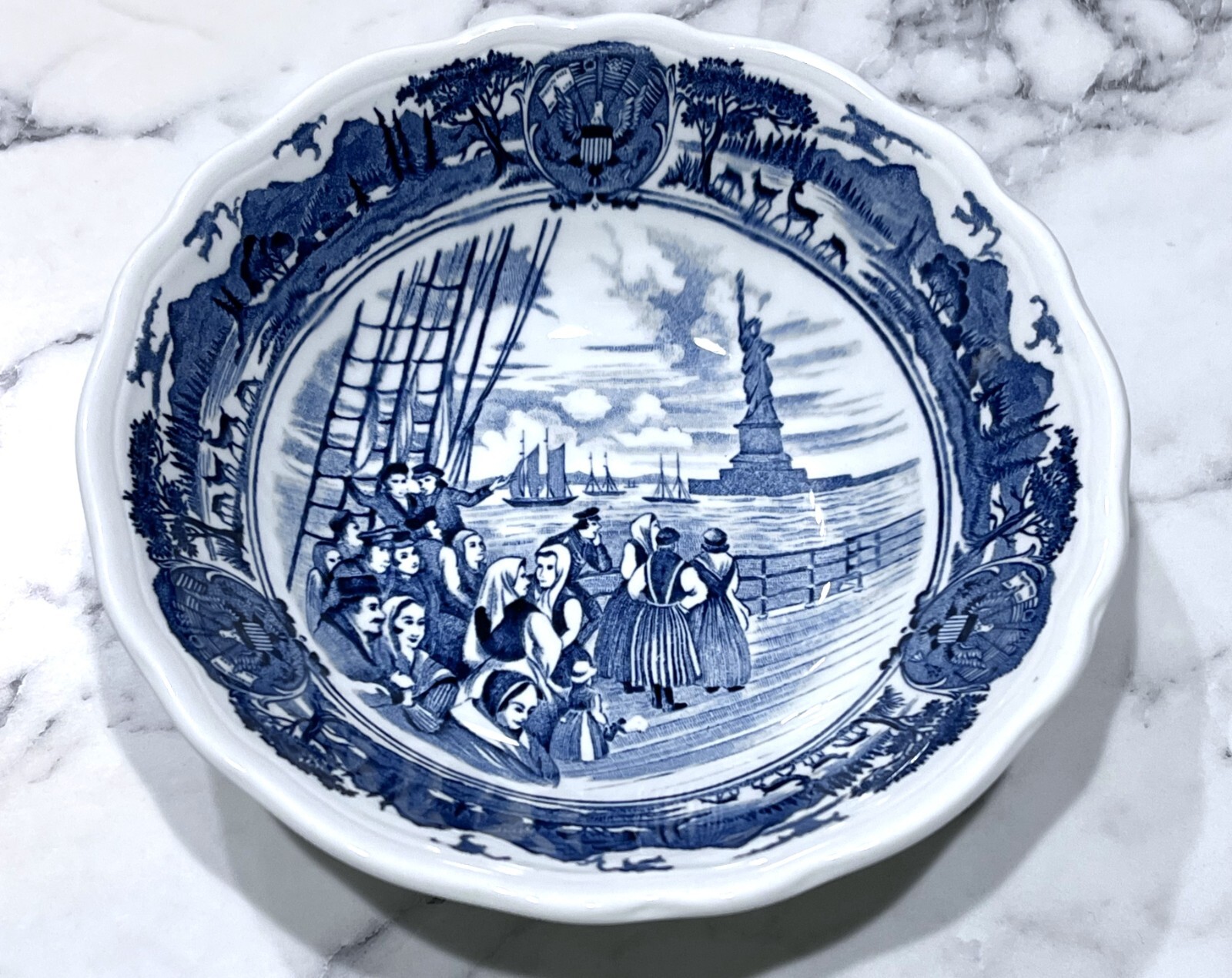 J&G Meakin America Hurrah English Ironstone 3 Pc Dinner Dessert Plates ...